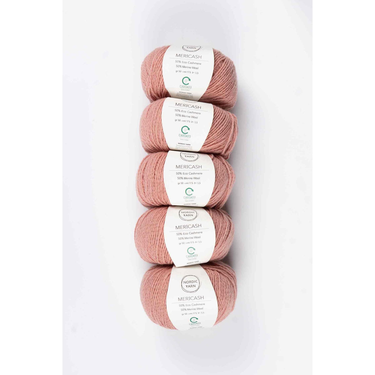 5 Pack of Mericash, 1 color – Nordic Yarn